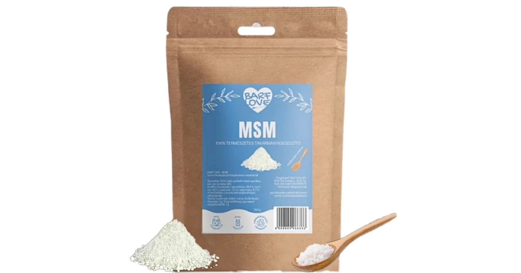 100% MSM pre psov 100 g – BARF LOVE (Proti alergii) €6.06
