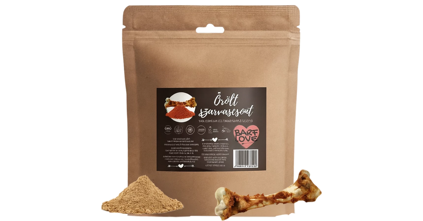 Barf Love 100% mletá jelenia kosť 500 g, BARF LOVE (Proti alergii) €20.75